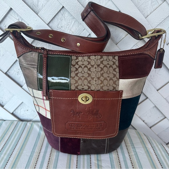 Coach | Bags | Coach Bleecker Limited Edition Holiday Y2k Patchwork ...